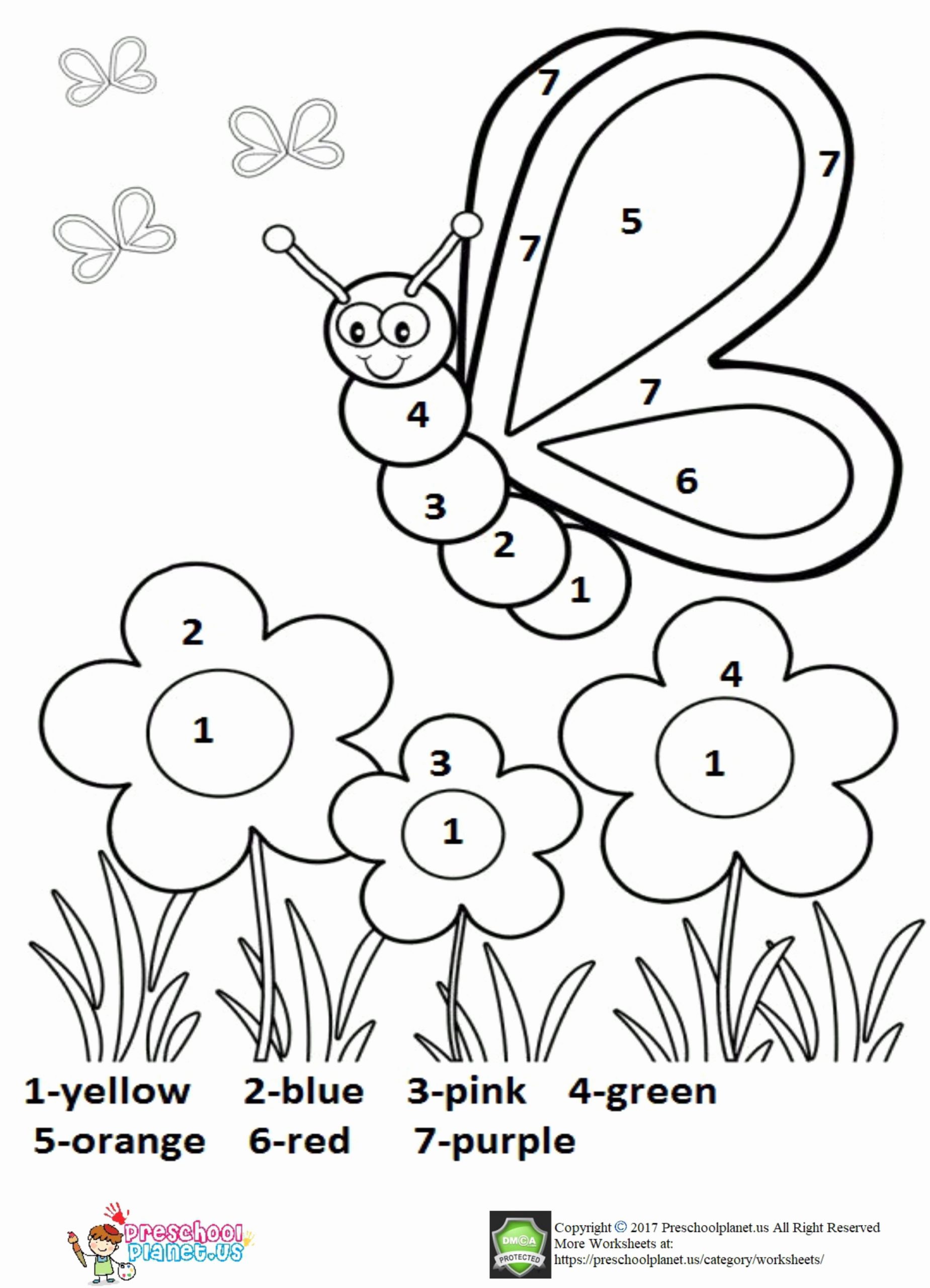 Easy Color By Number Worksheets Lovely Color By Number Spring Worksheet Easy Color By Number Worksheets Lovely Color By Number Spring Worksheet