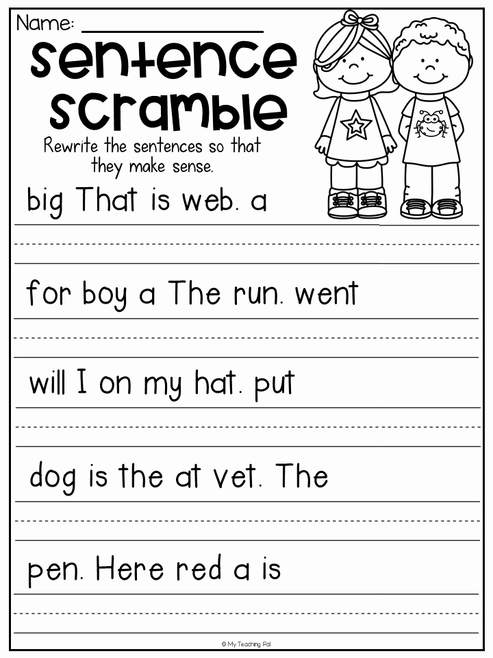 Scrambled Sentences Worksheets 2nd Grade Beautiful Word Scramble Scrambled Sentences Worksheets 2nd Grade Beautiful Word Scramble